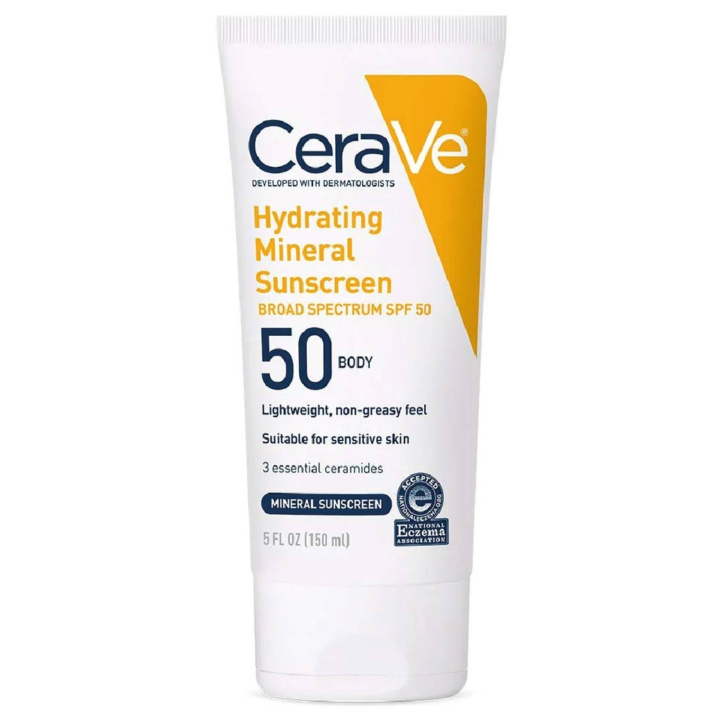 CERAVE HYDRATING SUNSCREEN SPF 50 FACE | Guapa's MakeUp